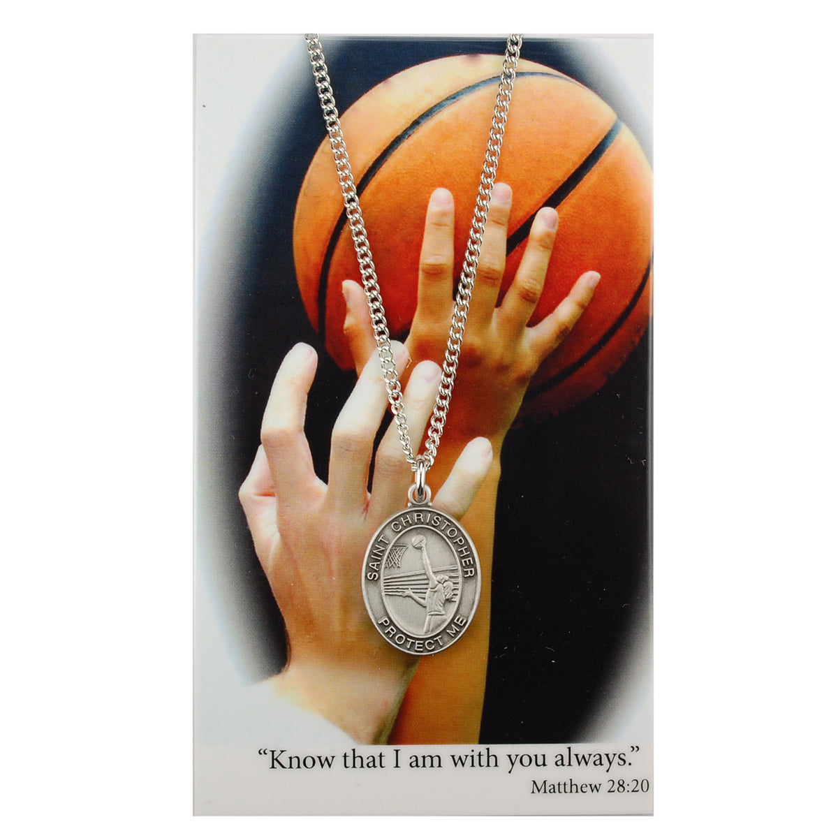 GIRLS BASKETBALL PRAY CARD SET-PSD676BK — Acadian Religious