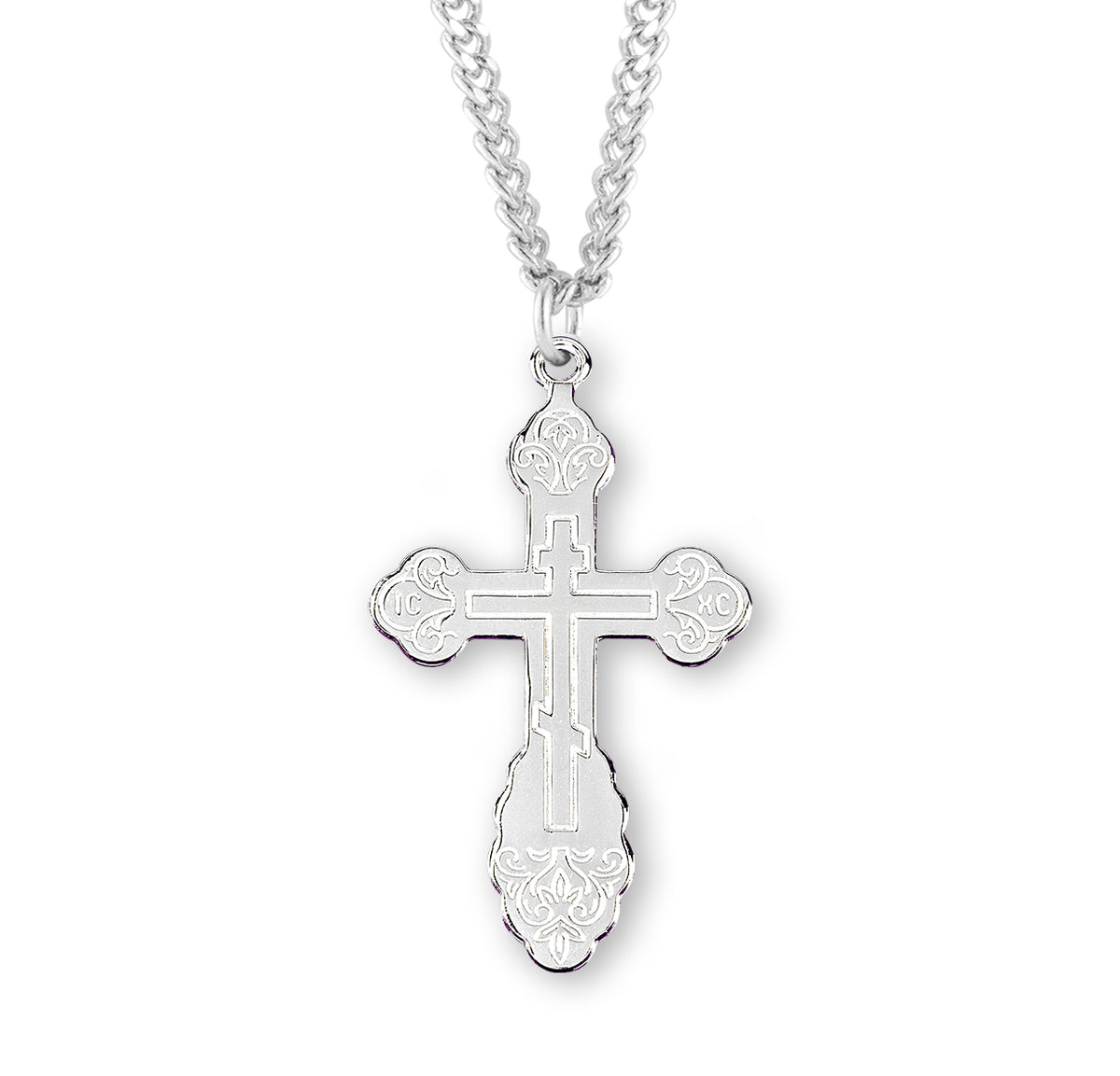 Sterling Silver Byzantine Cross - S373724 — Acadian Religious